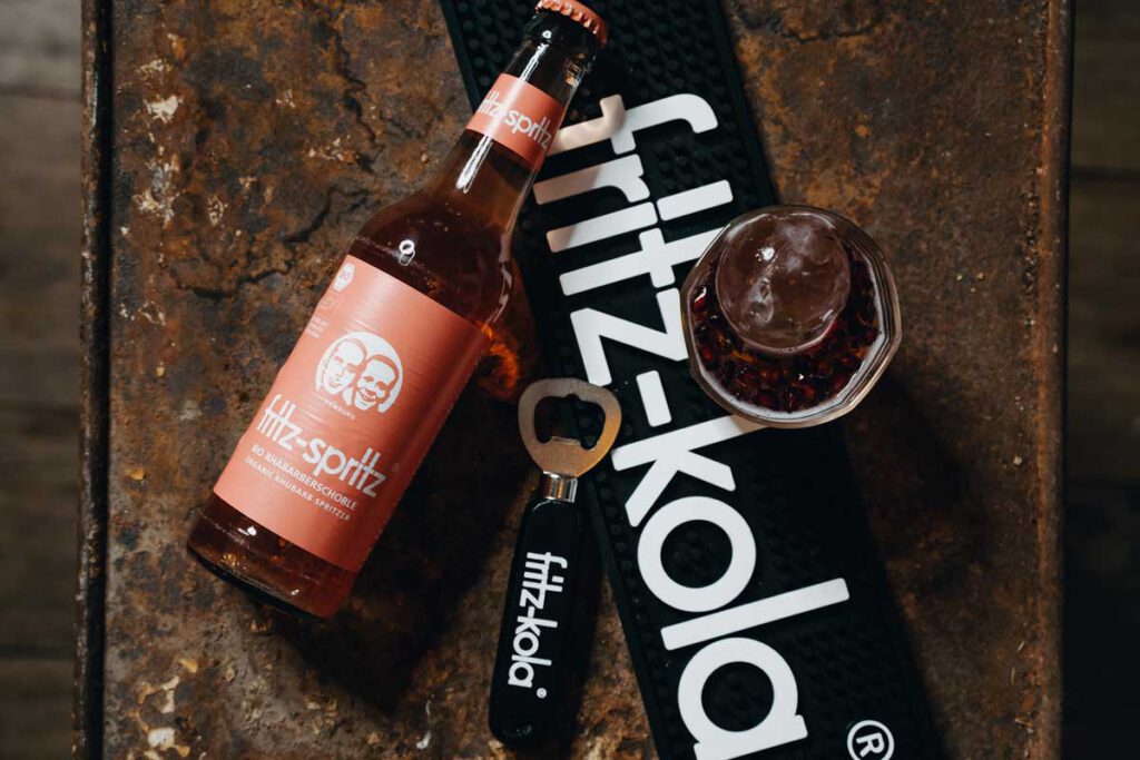 Fritz Bio Rhabarberschorle 0,3l - 39 Grad - Mein Whirlpoolboot